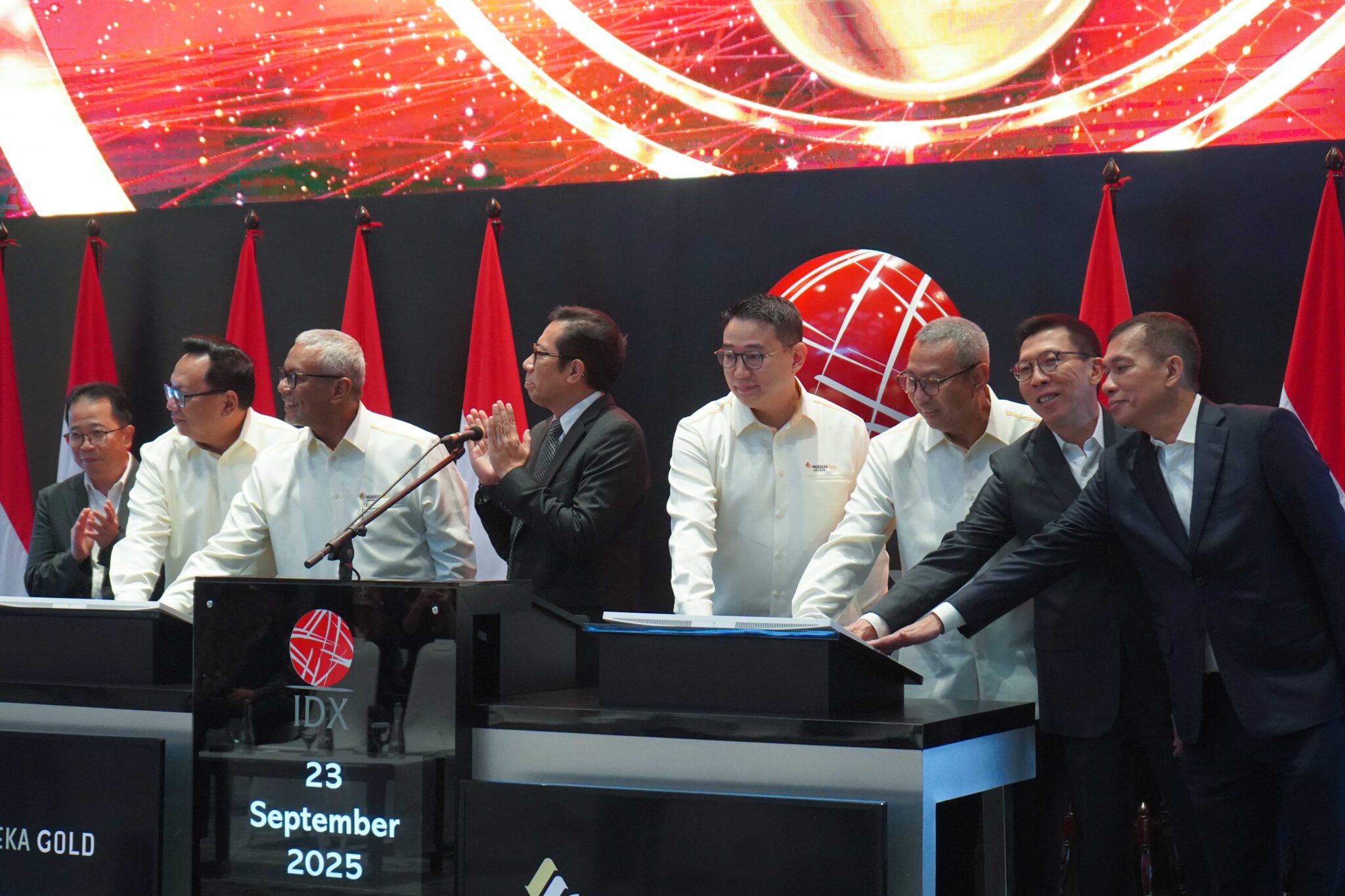 PT Merdeka Gold Resources Tbk Officially Listed on IDX, Raises Rp4.66 ...