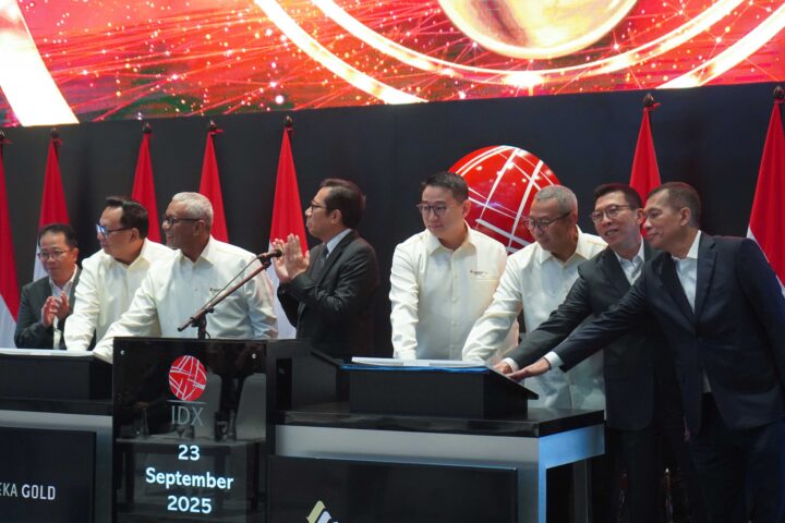 PT Merdeka Gold Resources Tbk Officially Listed on IDX, Raises Rp4.66 ...